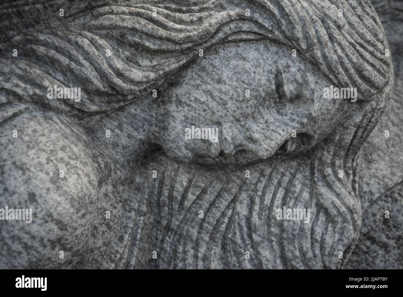 statue of a sleeping woman Stock Photo - Alamy