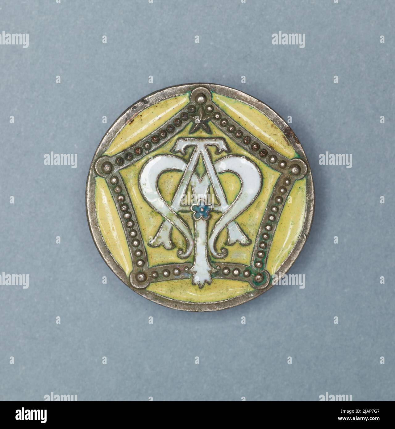 Commemorative badge of the Krakow Marian Sodality WALLDY, HENRYK Stock ...