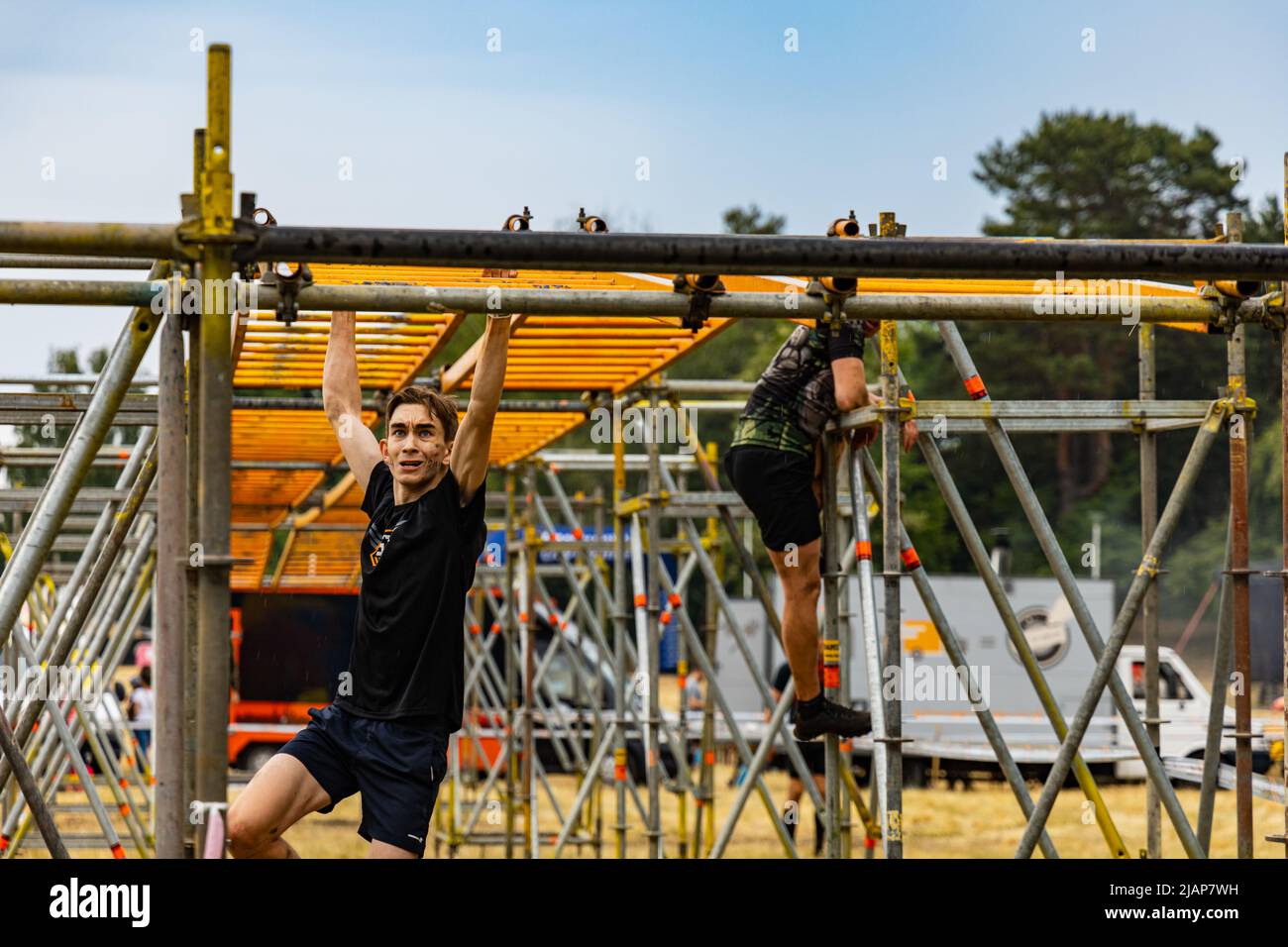 Poznan, Poland - June 2021: An hard extreme obstacle course Survival ...