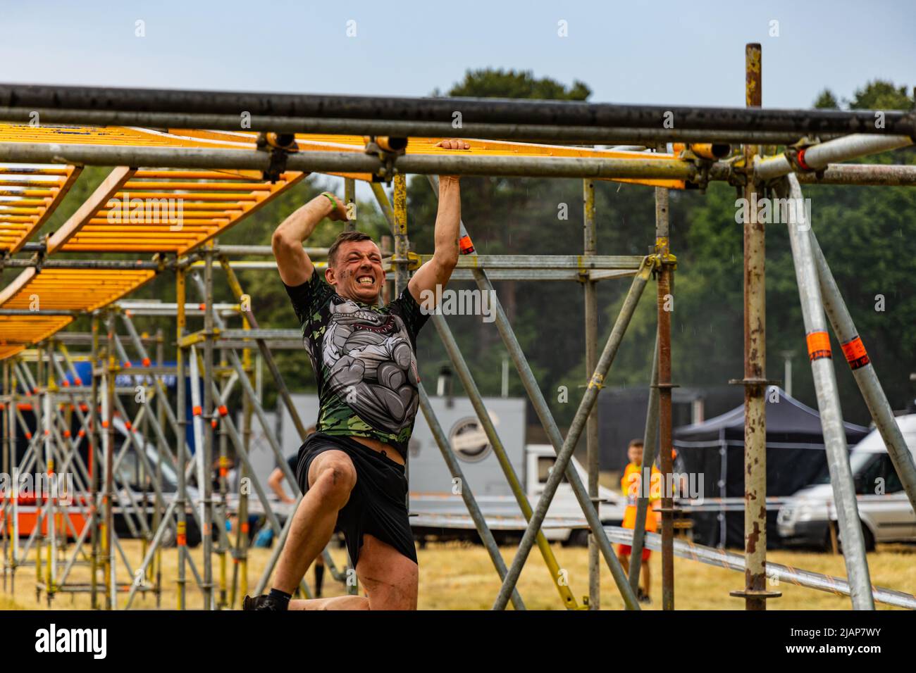 Poznan, Poland - June 2021: An hard extreme obstacle course Survival ...