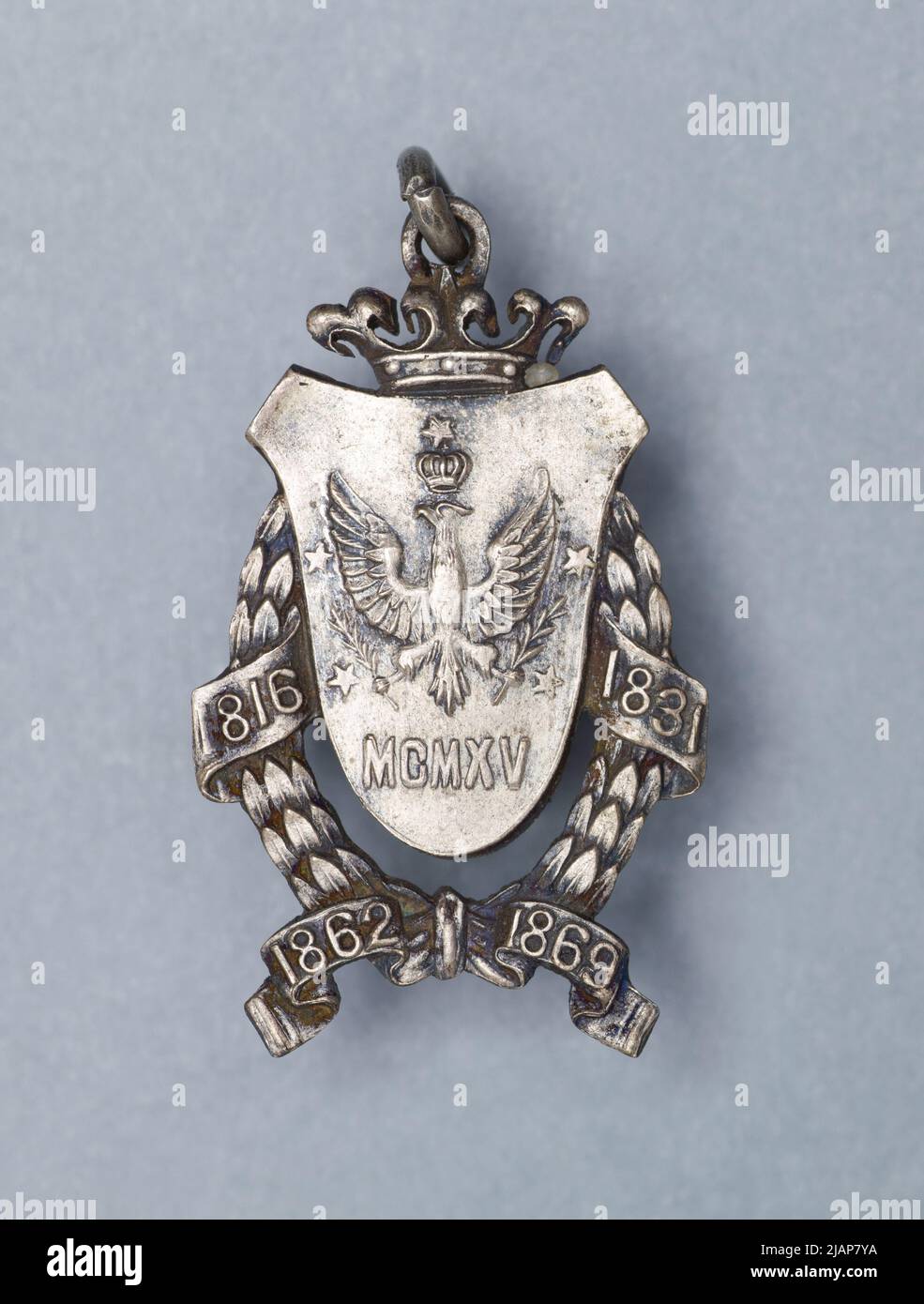 Commemorative badge of the University of Warsaw Stock Photo - Alamy