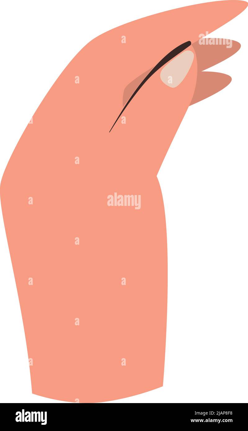 flat hand icon Stock Vector Image & Art - Alamy