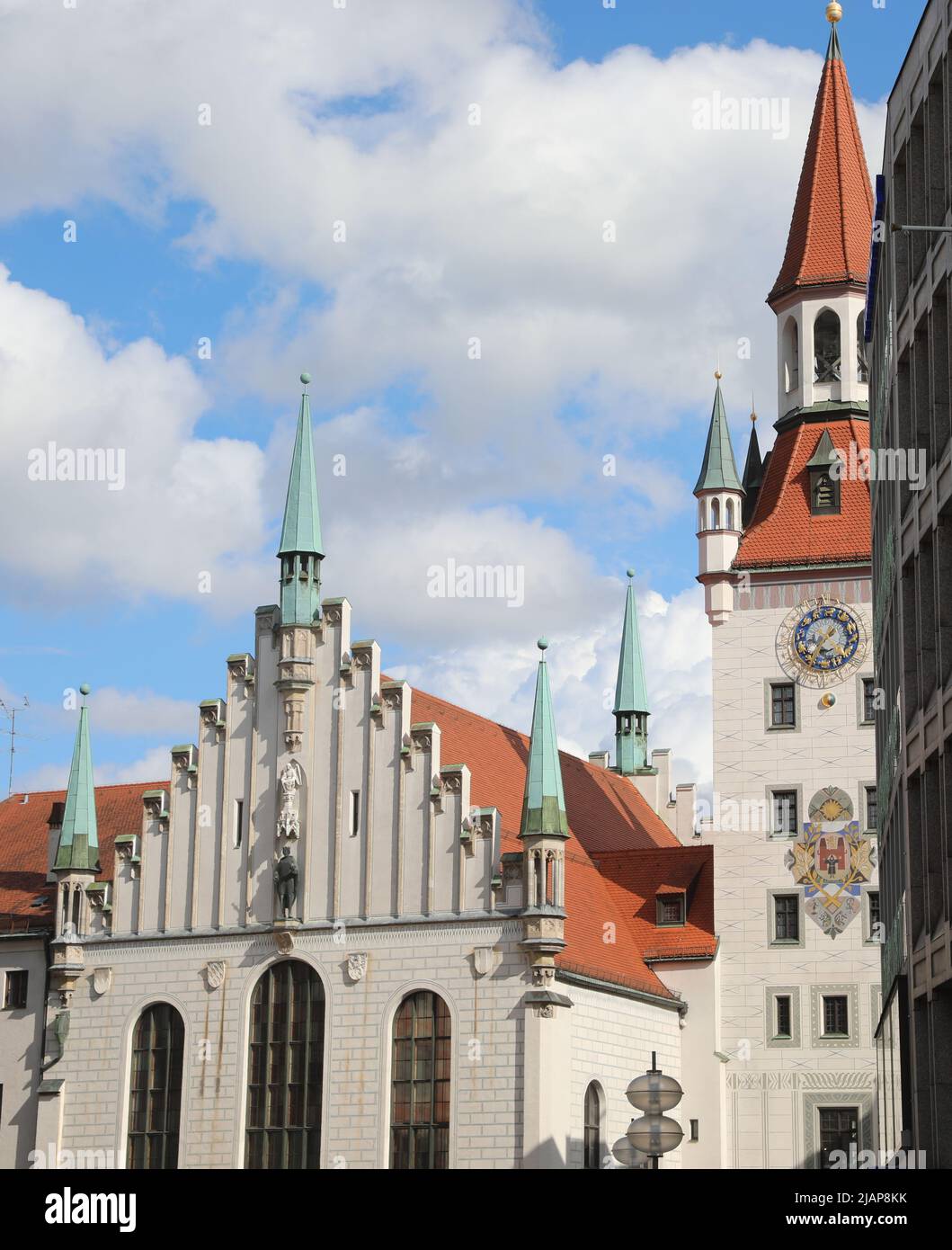 OLD town hall Called ALTES RATHAUS in Munich of Bavaria in Germany ...