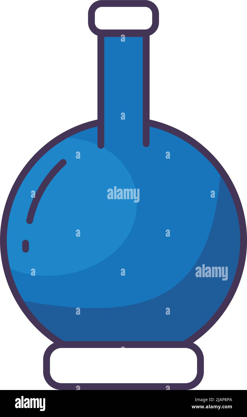 flat blue flask design Stock Vector Image & Art - Alamy