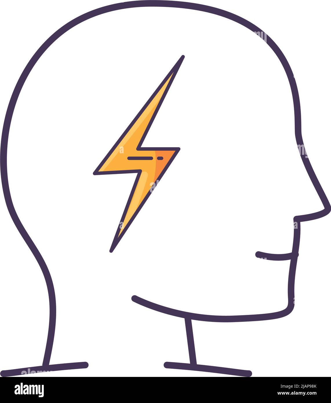 flat person profile illustration Stock Vector Image & Art - Alamy