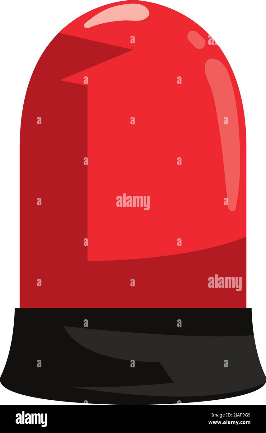 Flat Red Siren Design Stock Vector Image And Art Alamy