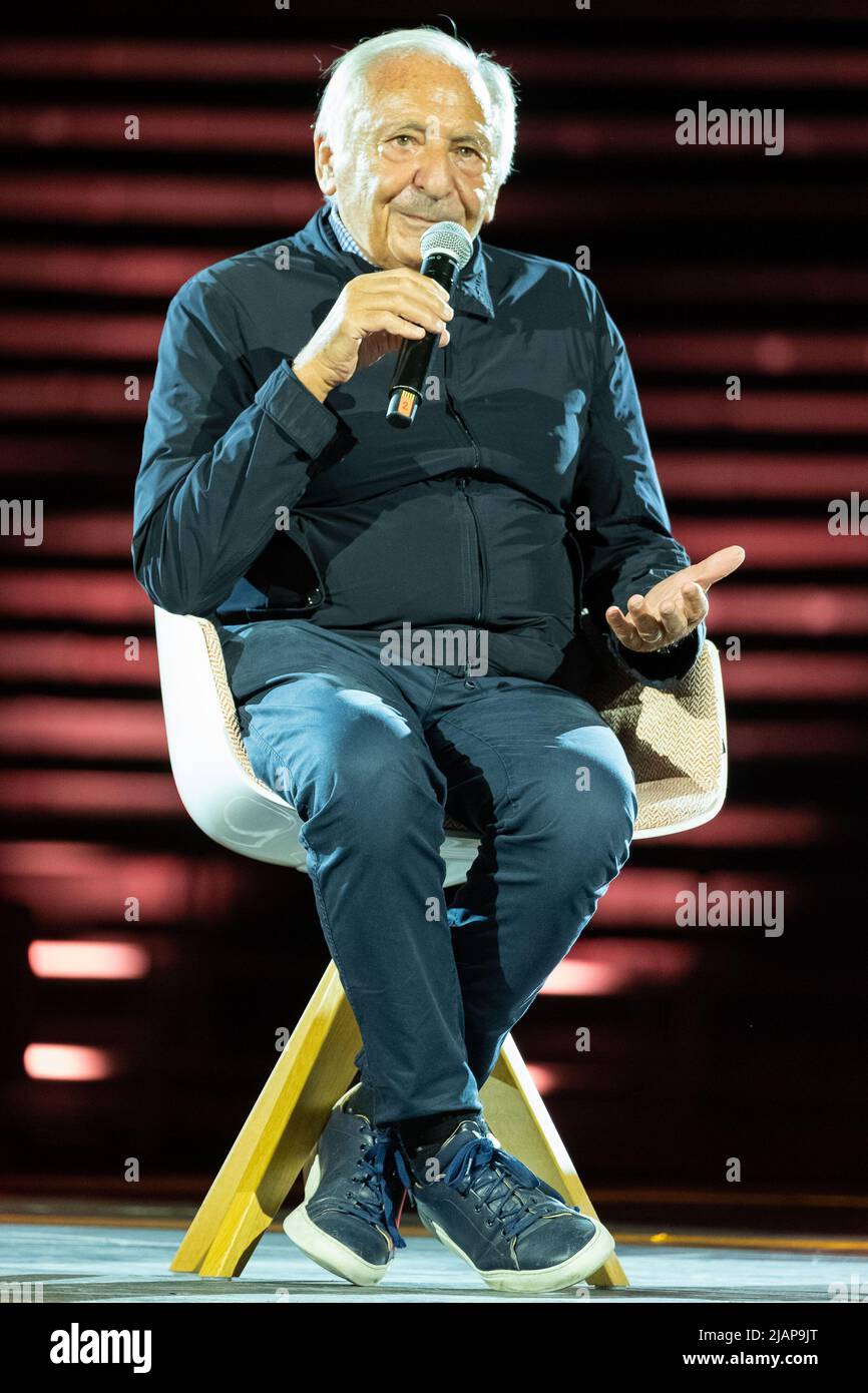 Verona, Italy 11 September 2020. The most famous Italian lyricist Mogol ...