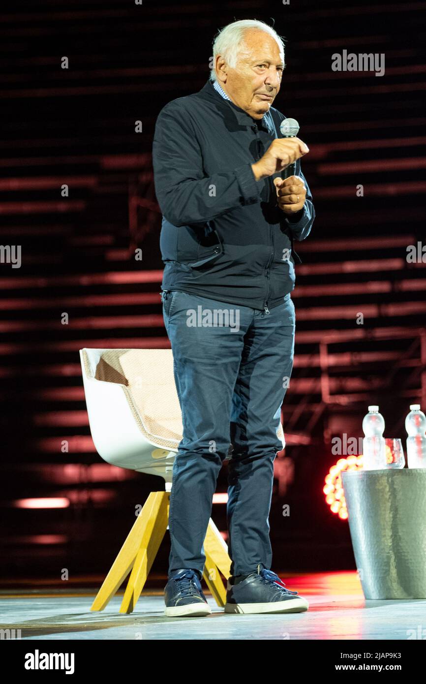 Verona, Italy 11 September 2020. The most famous Italian lyricist Mogol ...