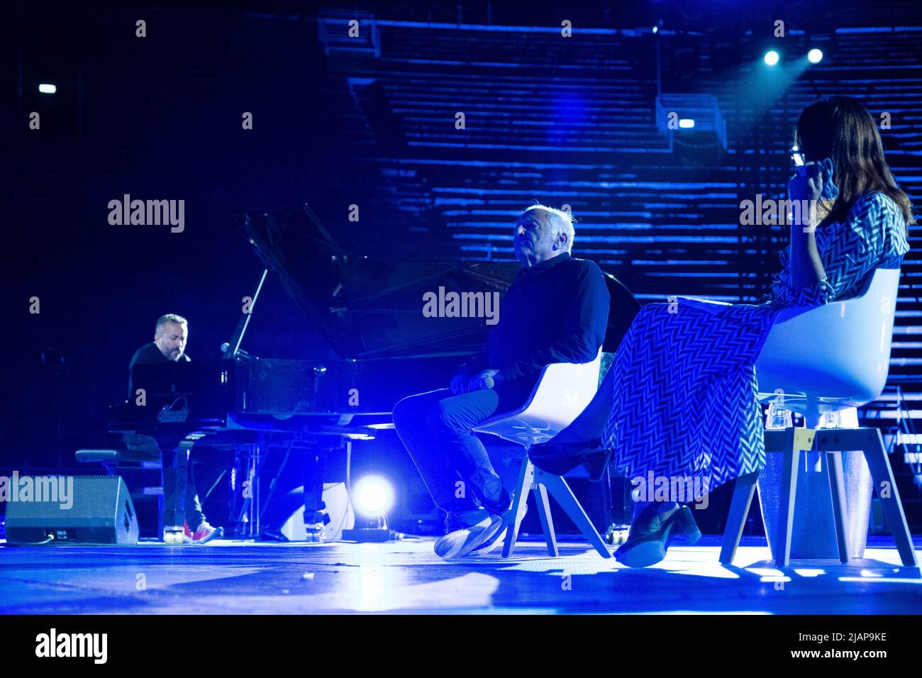 Verona, Italy 11 September 2020. The most famous Italian lyricist Mogol ...
