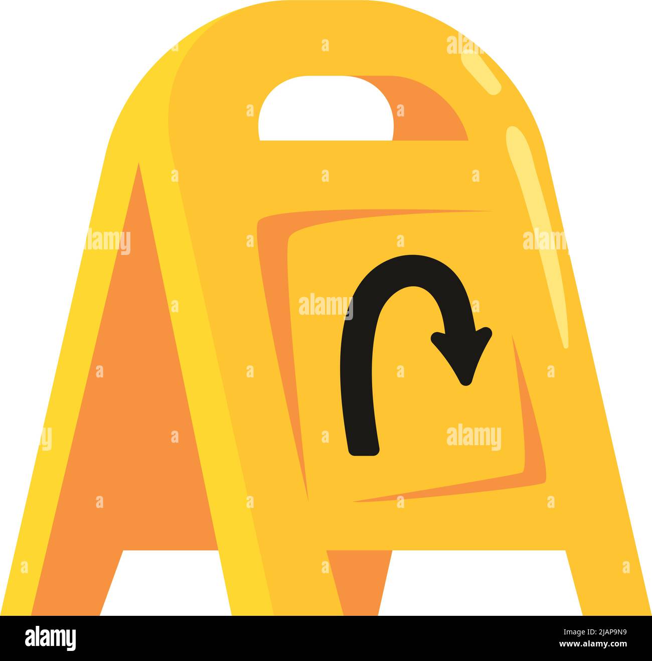 flat turn around signboard Stock Vector Image & Art - Alamy