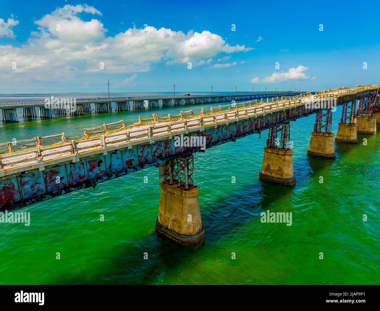 Old Bahia Honda Bridge in The Florida Keys Stock Photo - Alamy