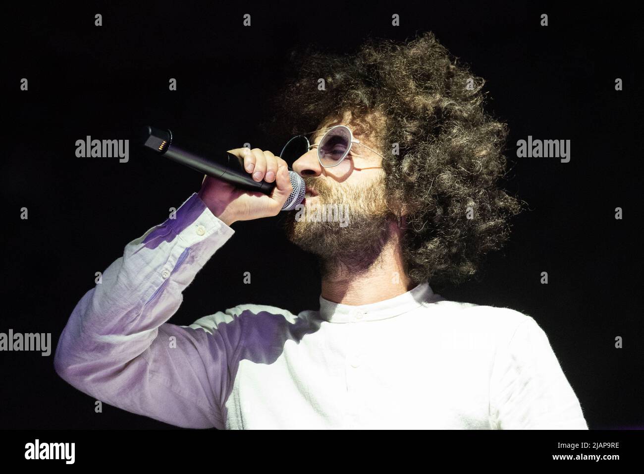 Verona, Italy. 24th July 2020. Italian singer song writer Gio Evan ...