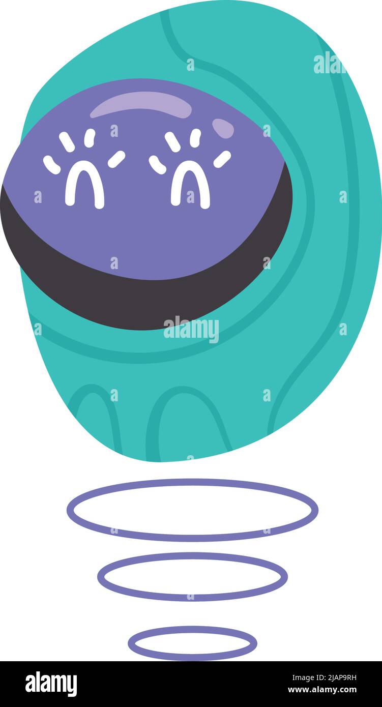 flat blue robot design Stock Vector Image & Art - Alamy