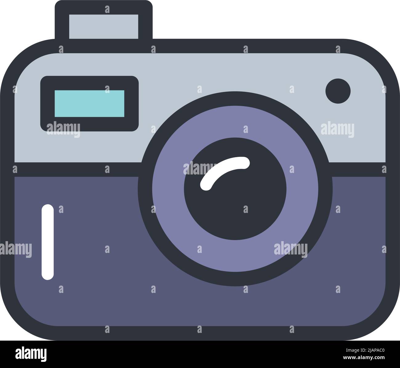 flat gray camera design Stock Vector Image & Art - Alamy