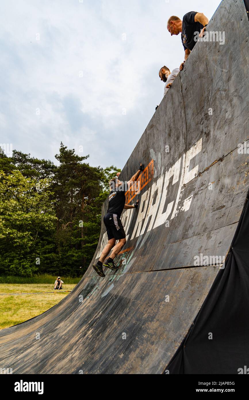 Poznan, Poland - June 2021: An hard extreme obstacle course Survival ...