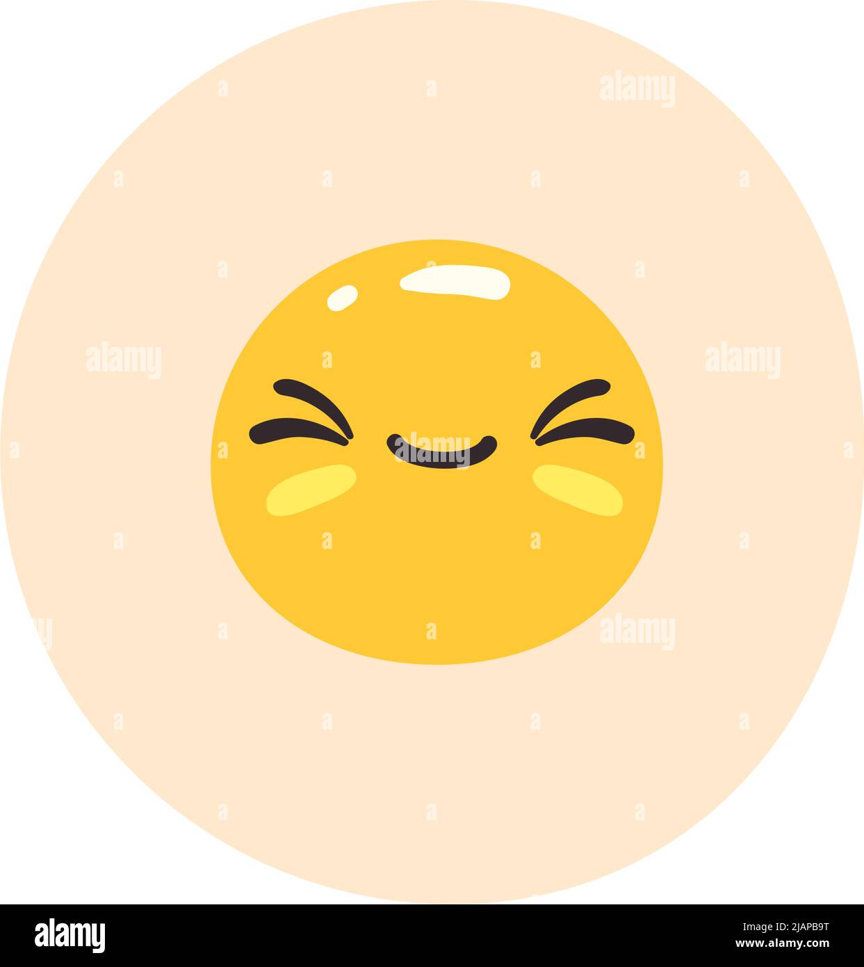 Kawaii breakfast food egg Cut Out Stock Images & Pictures - Alamy