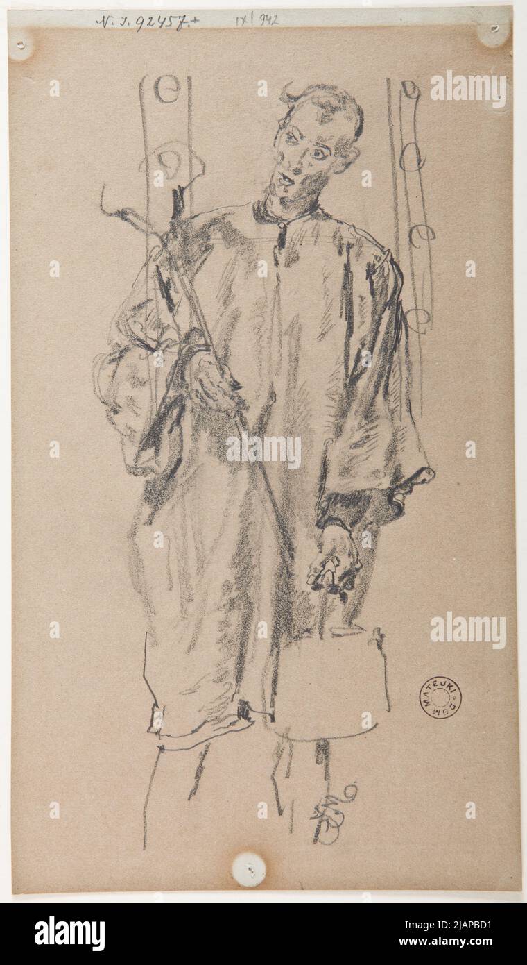 A sketch for the painting Bishop of Lubrański sets up the Academy of ...