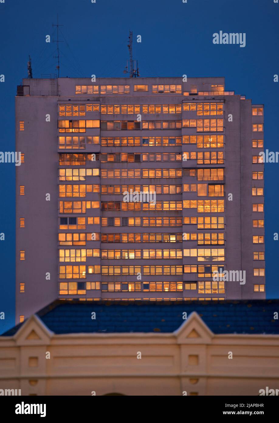 Residential tower block in brighton hi-res stock photography and images ...
