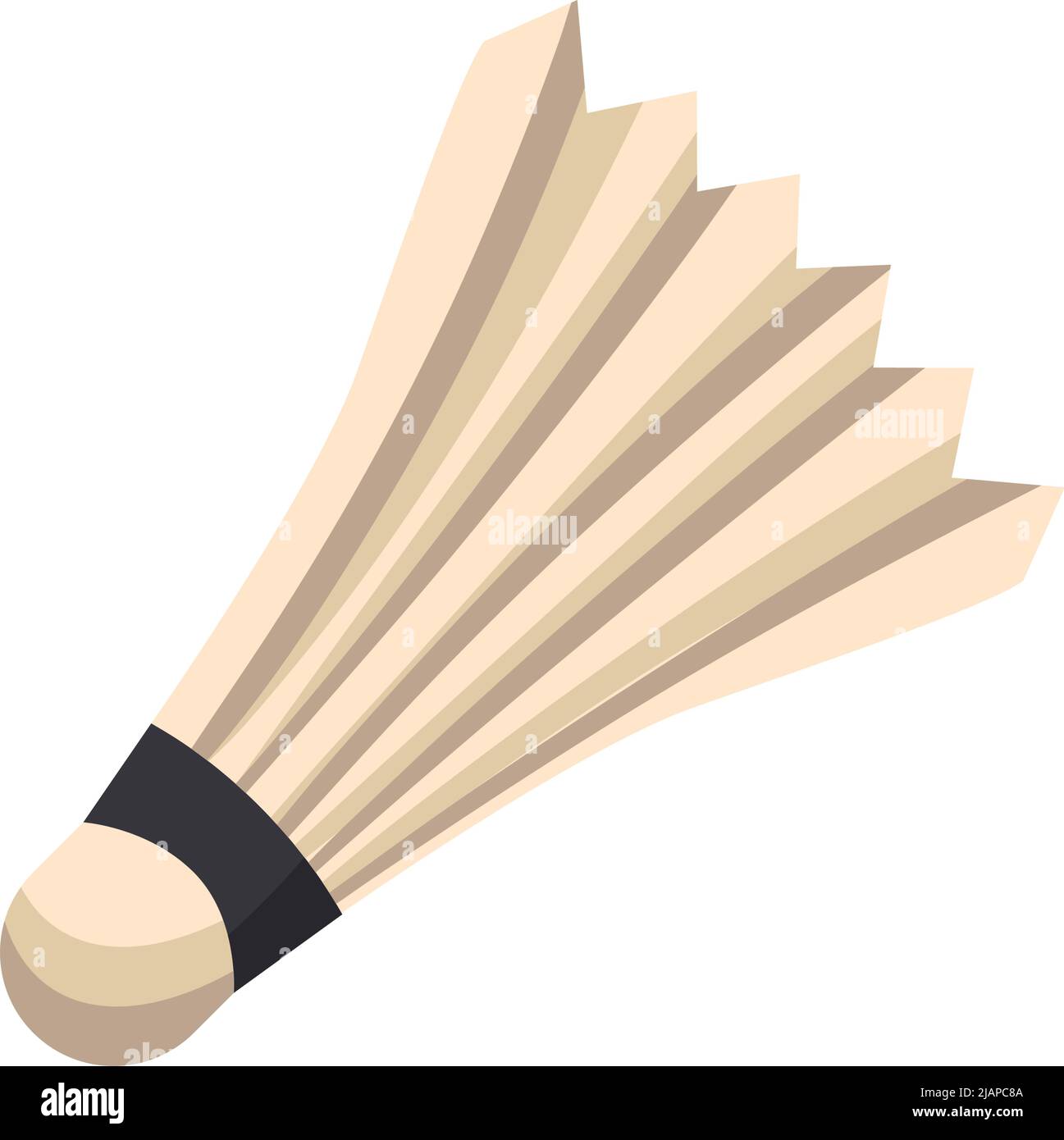 flat badminton shuttlecock design Stock Vector Image & Art - Alamy