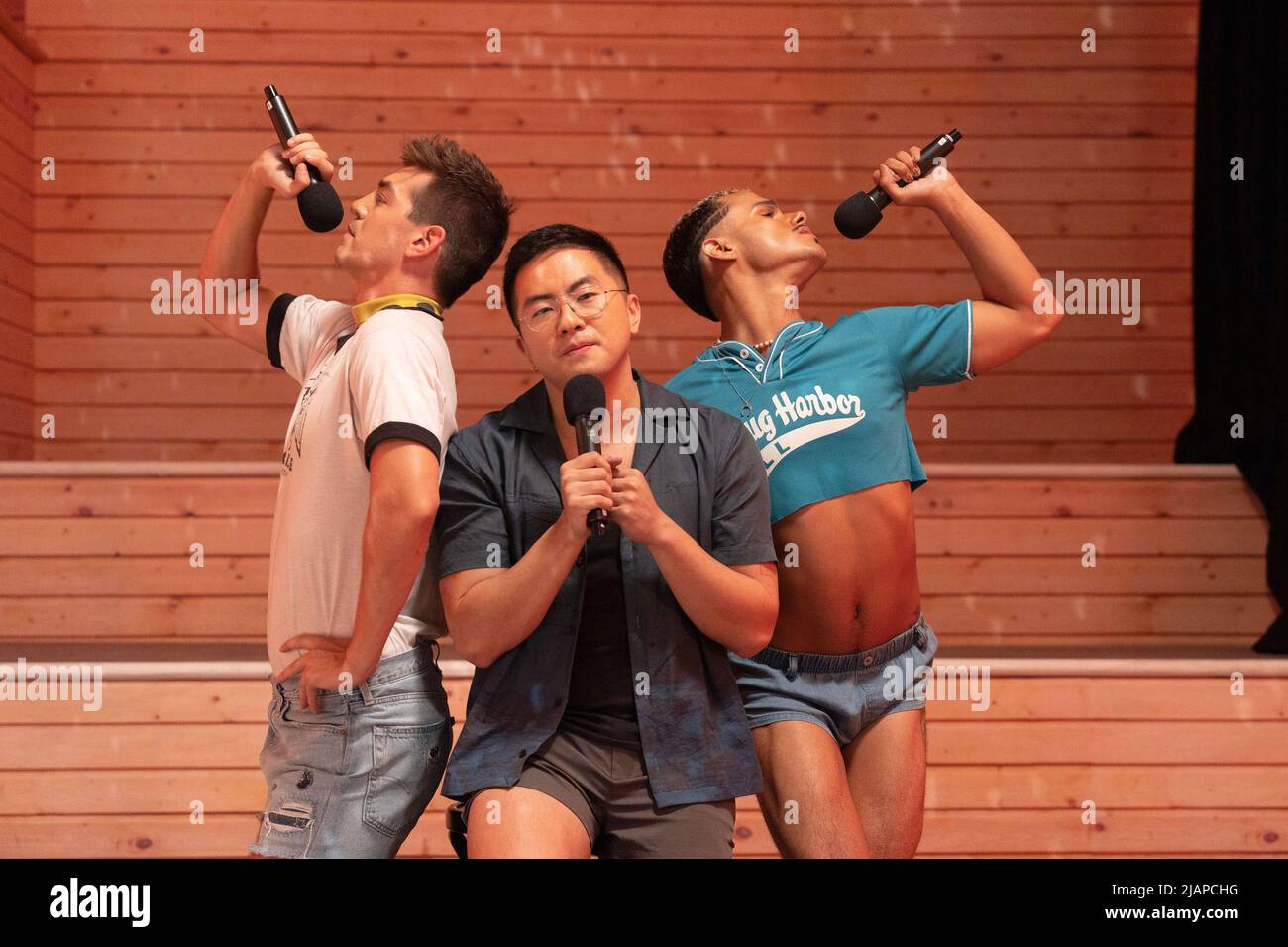 FIRE ISLAND, from left: Matt Rogers, Bowen Yang, Tomas Matos, 2022. ph ...