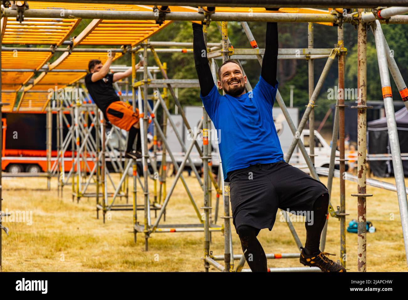 Poznan, Poland - June 2021: An hard extreme obstacle course Survival ...