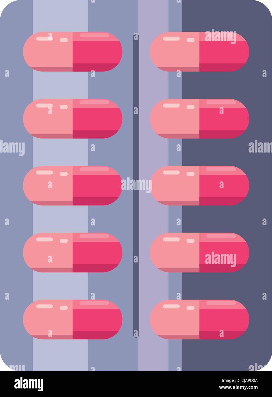 flat pink pills tablet Stock Vector Image & Art - Alamy