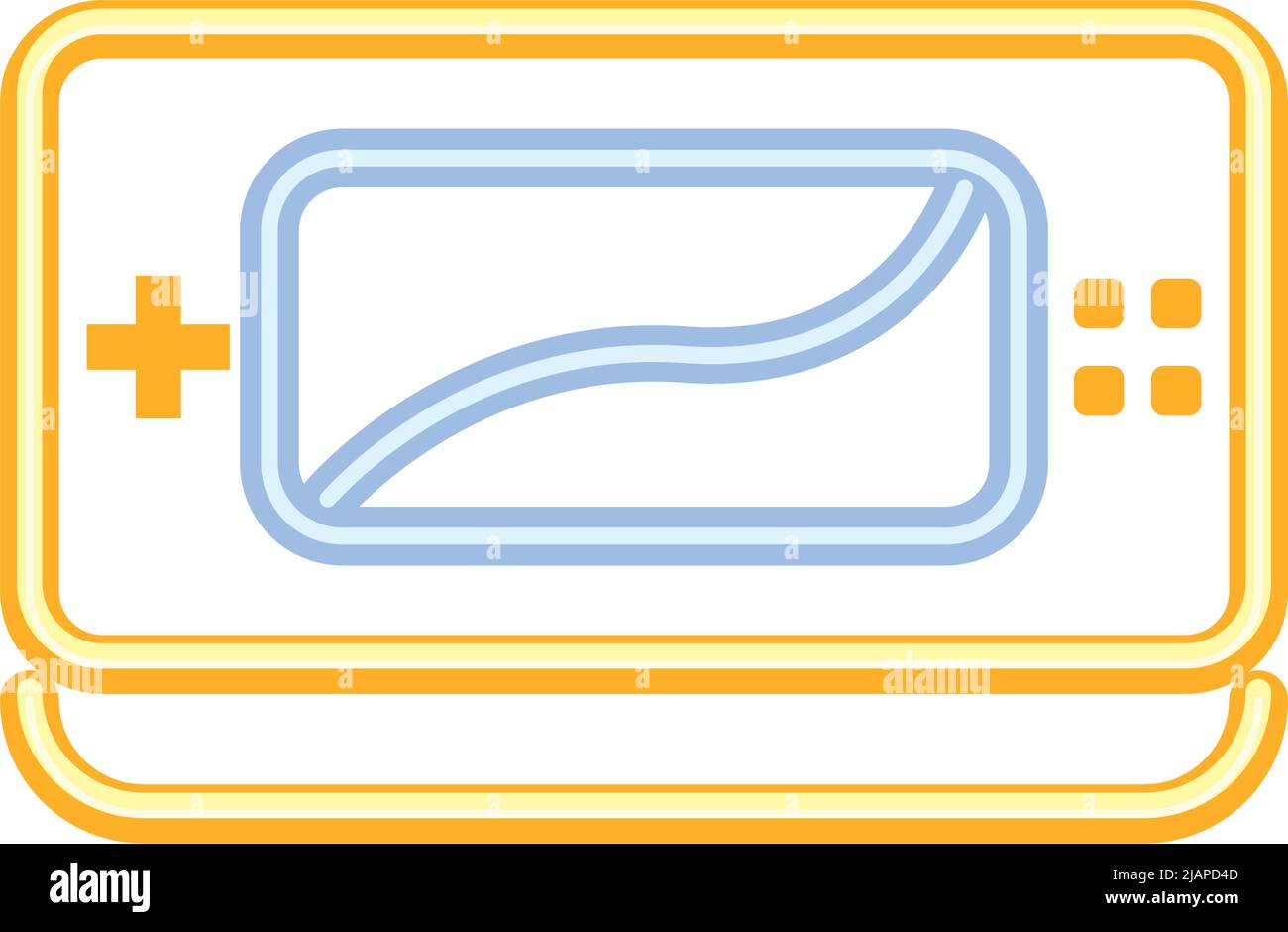 Video game neon computer Cut Out Stock Images & Pictures - Alamy