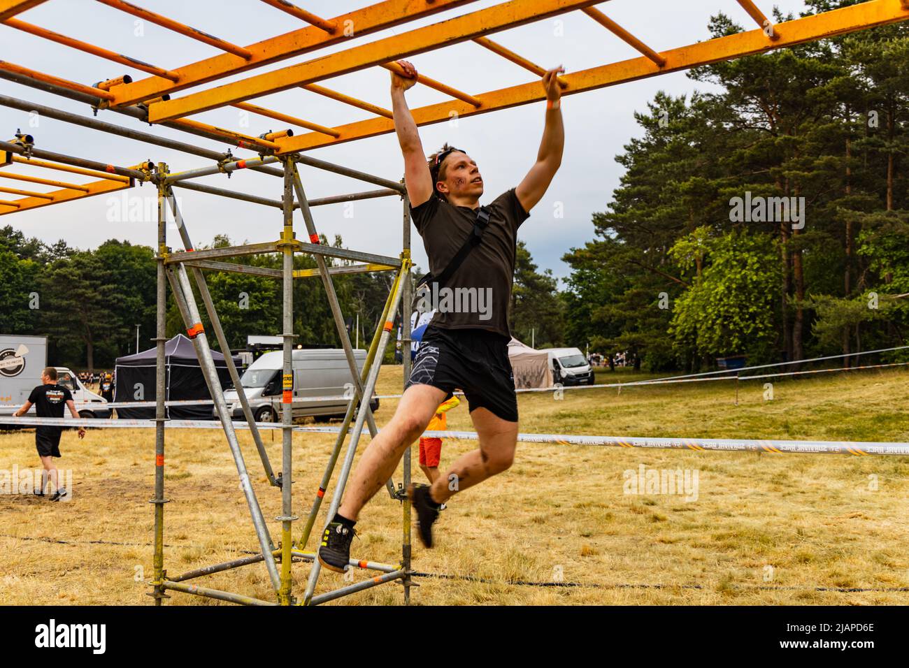 Poznan, Poland - June 2021: An hard extreme obstacle course Survival ...