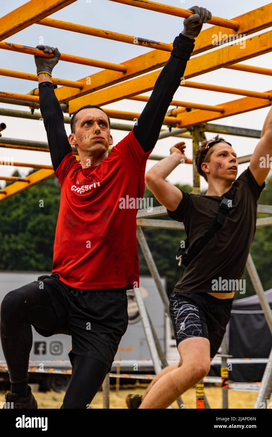 Poznan, Poland - June 2021: An hard extreme obstacle course Survival ...