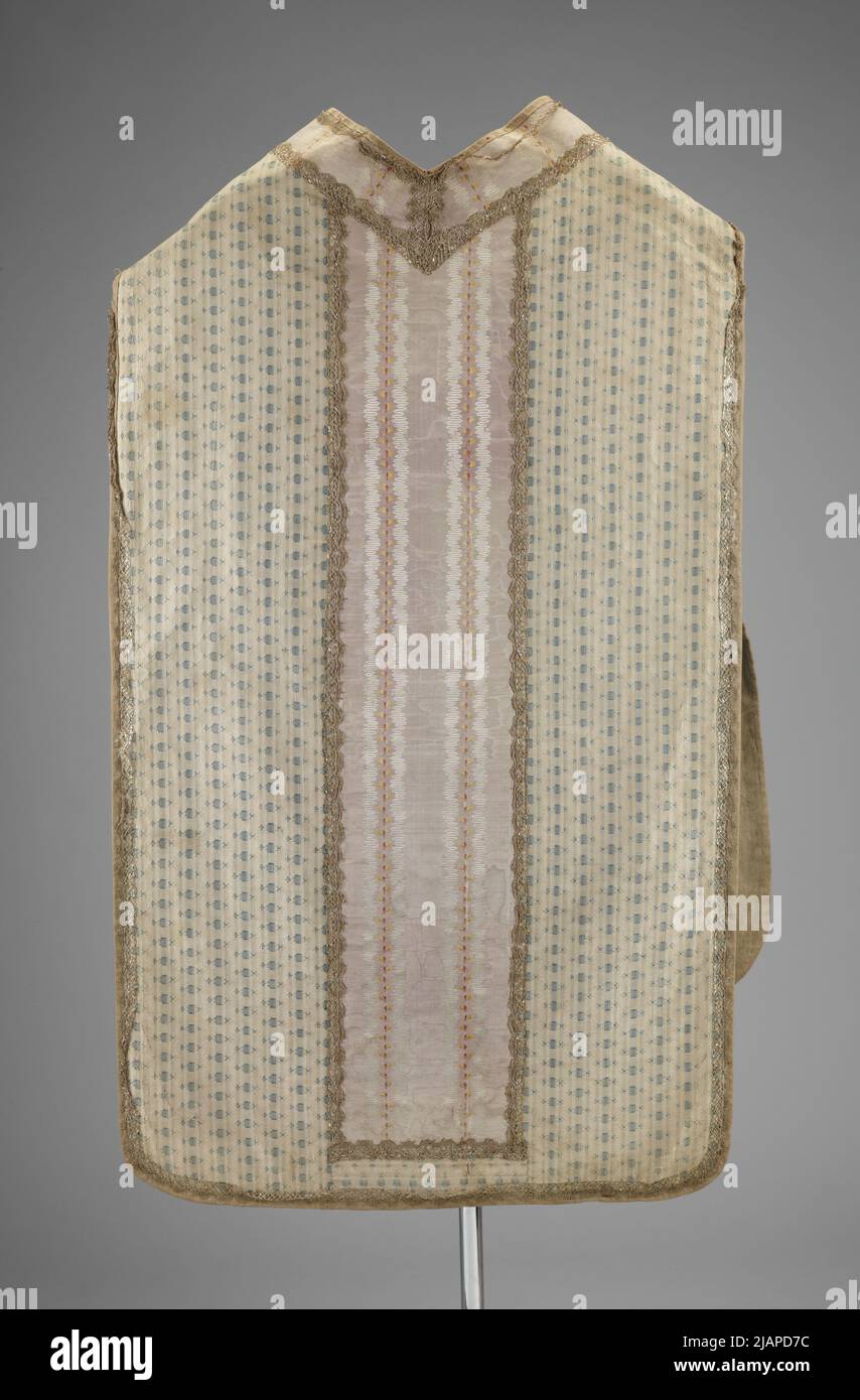 Chasuble made of silk fabrics unknown Stock Photo - Alamy