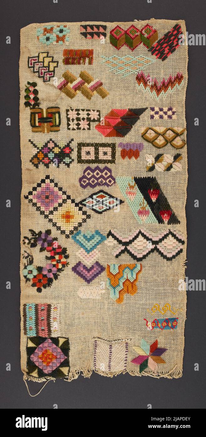 Needlework sampler hi-res stock photography and images - Alamy