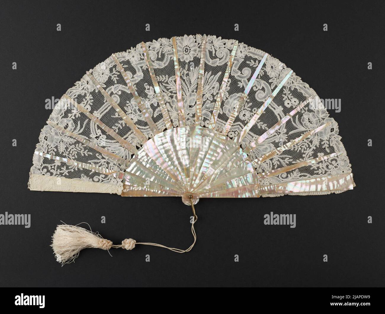 Lace fan unknown Stock Photo - Alamy