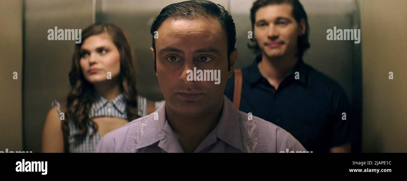 THE OVERNIGHT, from left: Brittany Clark, Rajeev Varma, Zebedee Row, 2022. © Vertical ...