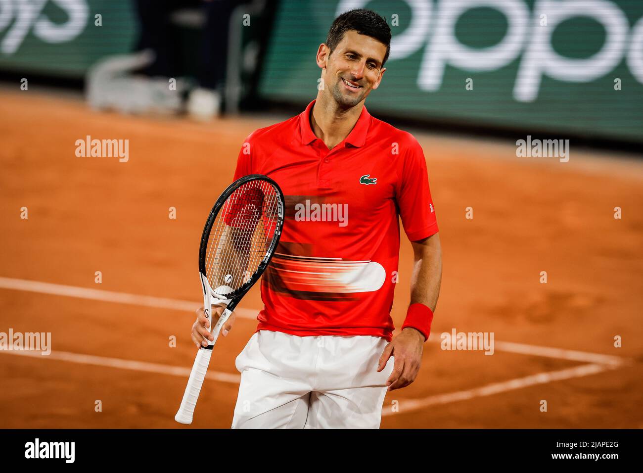 Paris, France - 31/05/2022, Novak DJOKOVIC of Serbia during the Day ten ...