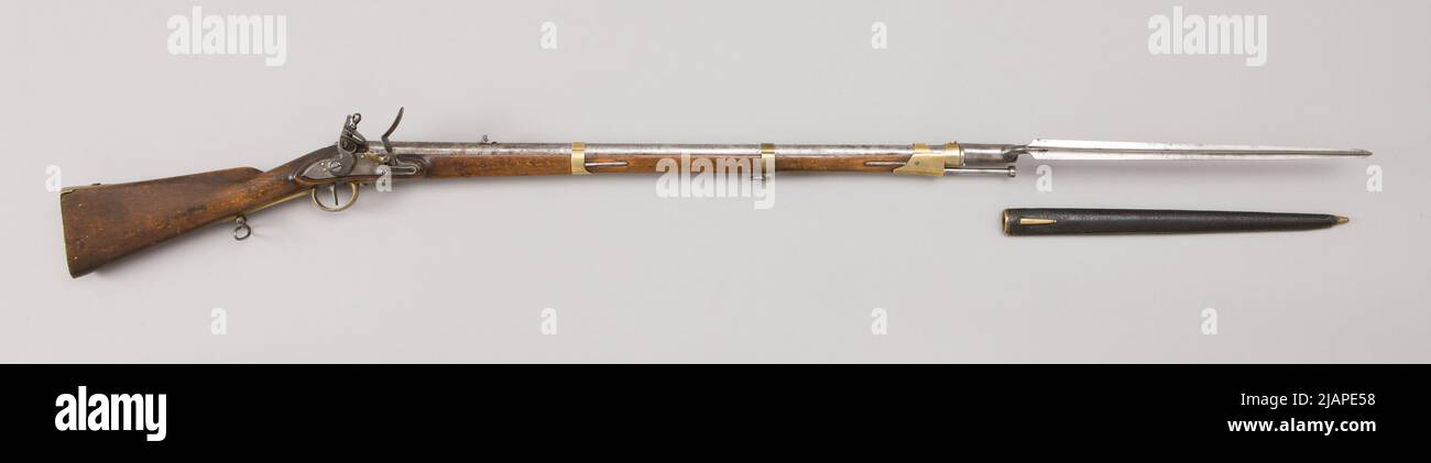 Range of shooters wz. 1807 with a bayonet Stock Photo - Alamy