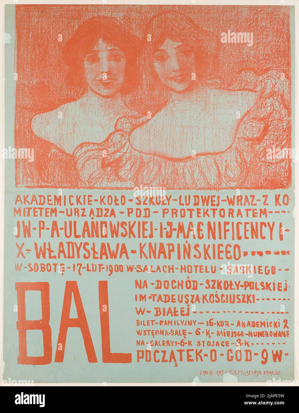 Ball for the income of the Polish school D Browa D Browski, Eugeniusz ...