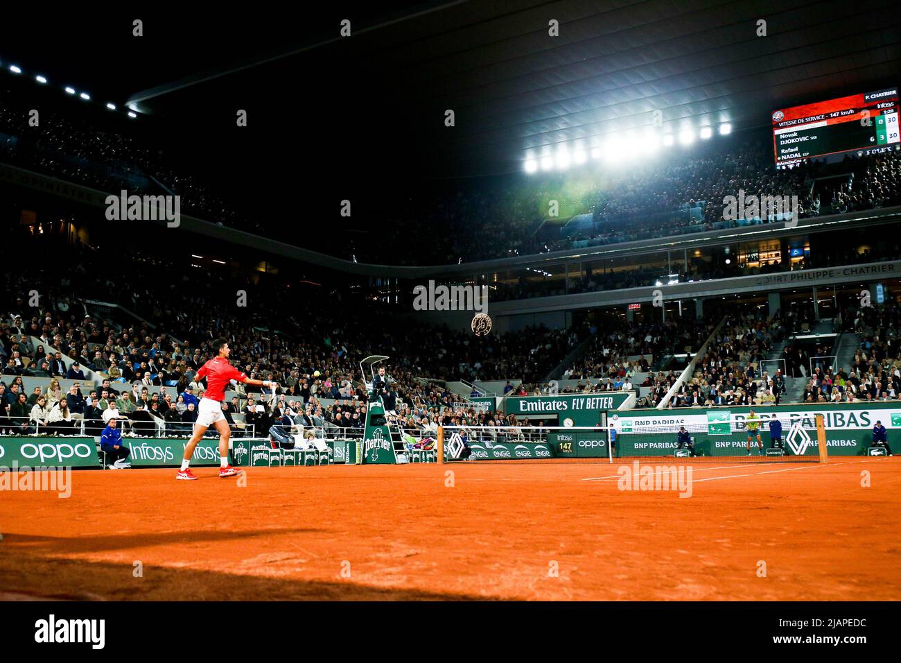 PARIS, IF - 31.05.2022: ROLAND GARROS 2022 - Novak Djokovic (SRB) during the Roland Garros 2022 ...