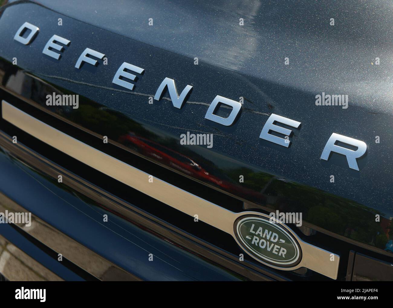 Bucharest, Romania - May 20, 2022: A Land Rover Defender Plug-in Hybrid ...