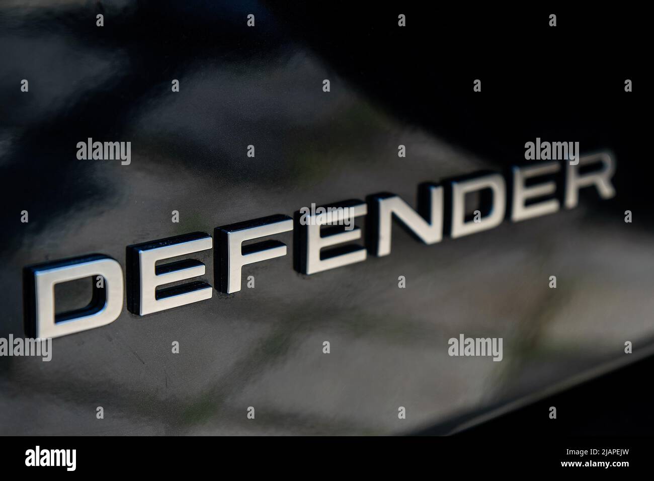 Bucharest, Romania - May 20, 2022: A Land Rover Defender Plug-in Hybrid ...