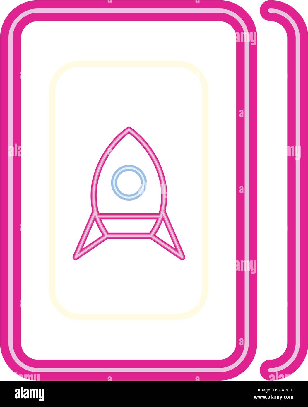 Retro video game neon Cut Out Stock Images & Pictures - Alamy