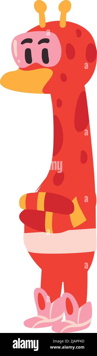 flat super giraffe design Stock Vector Image & Art - Alamy