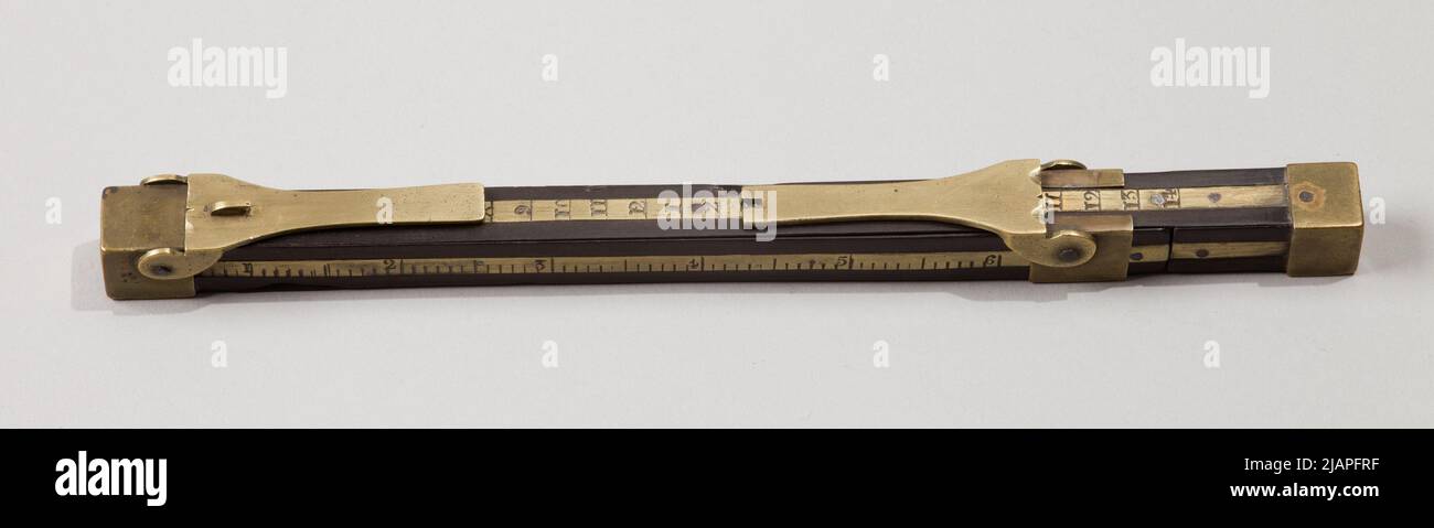 Inch measure with a nomogram Stock Photo - Alamy