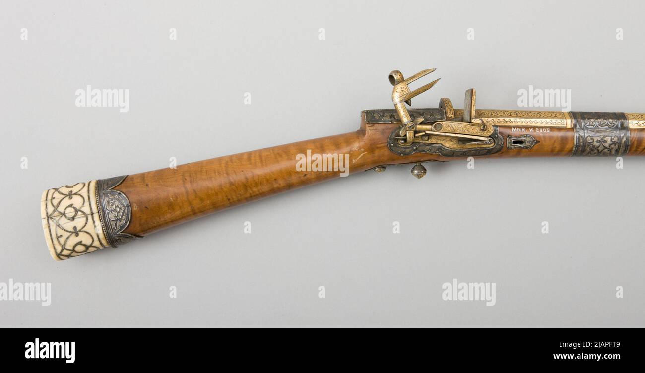 Shotgun with a rock castle unknown scrux Stock Photo - Alamy