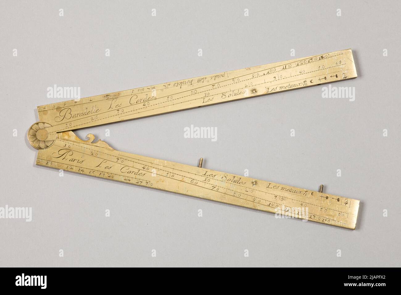 Division compass Baradelle, Jacques Stock Photo - Alamy