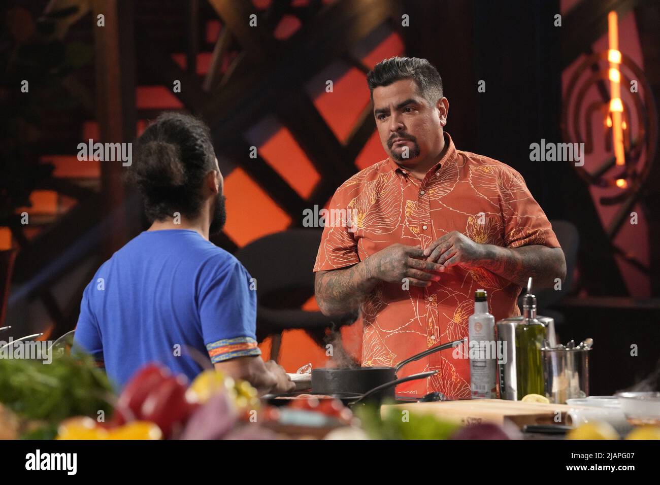 MASTERCHEF, from left: contestant, judge Aaron Sanchez, Back To Win ...