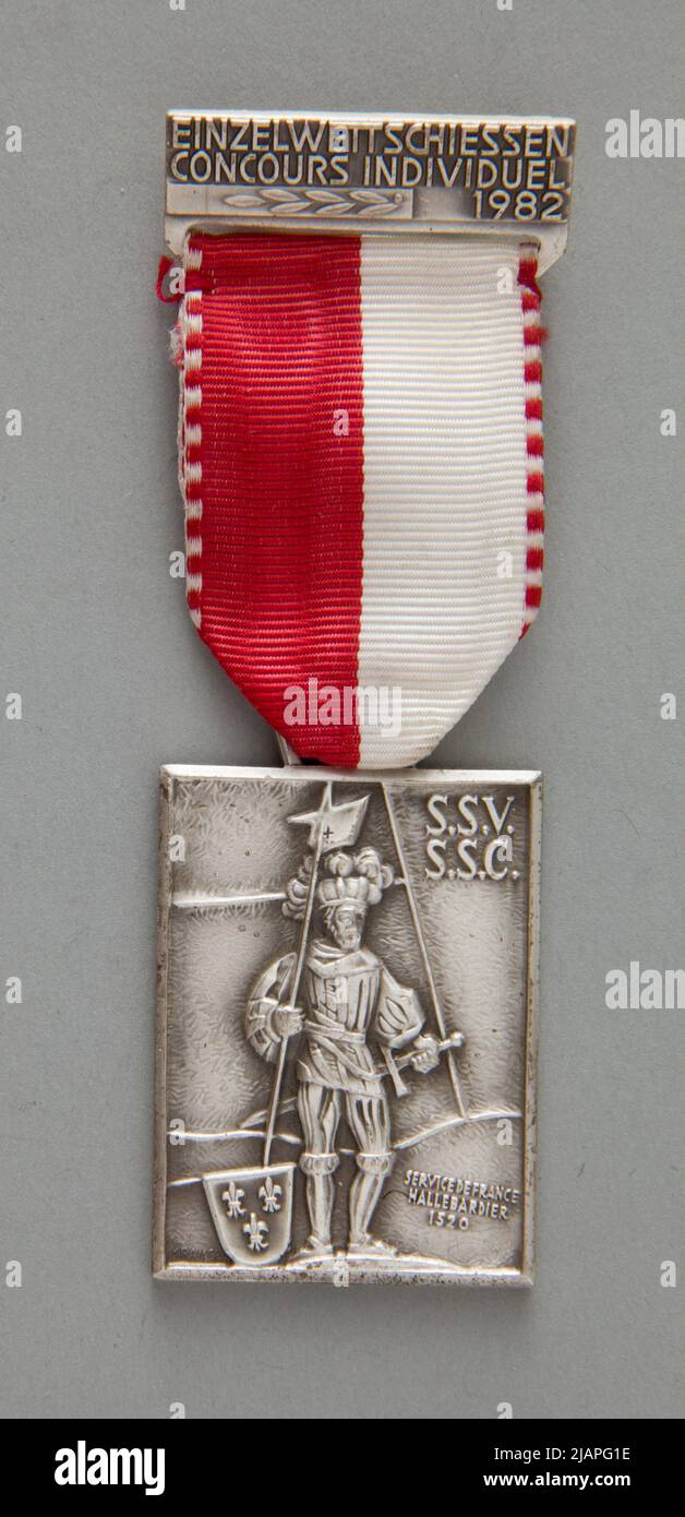 Commemorative Badge of the SSV SSC (Swiss shooting club) Kramer, Paul ...