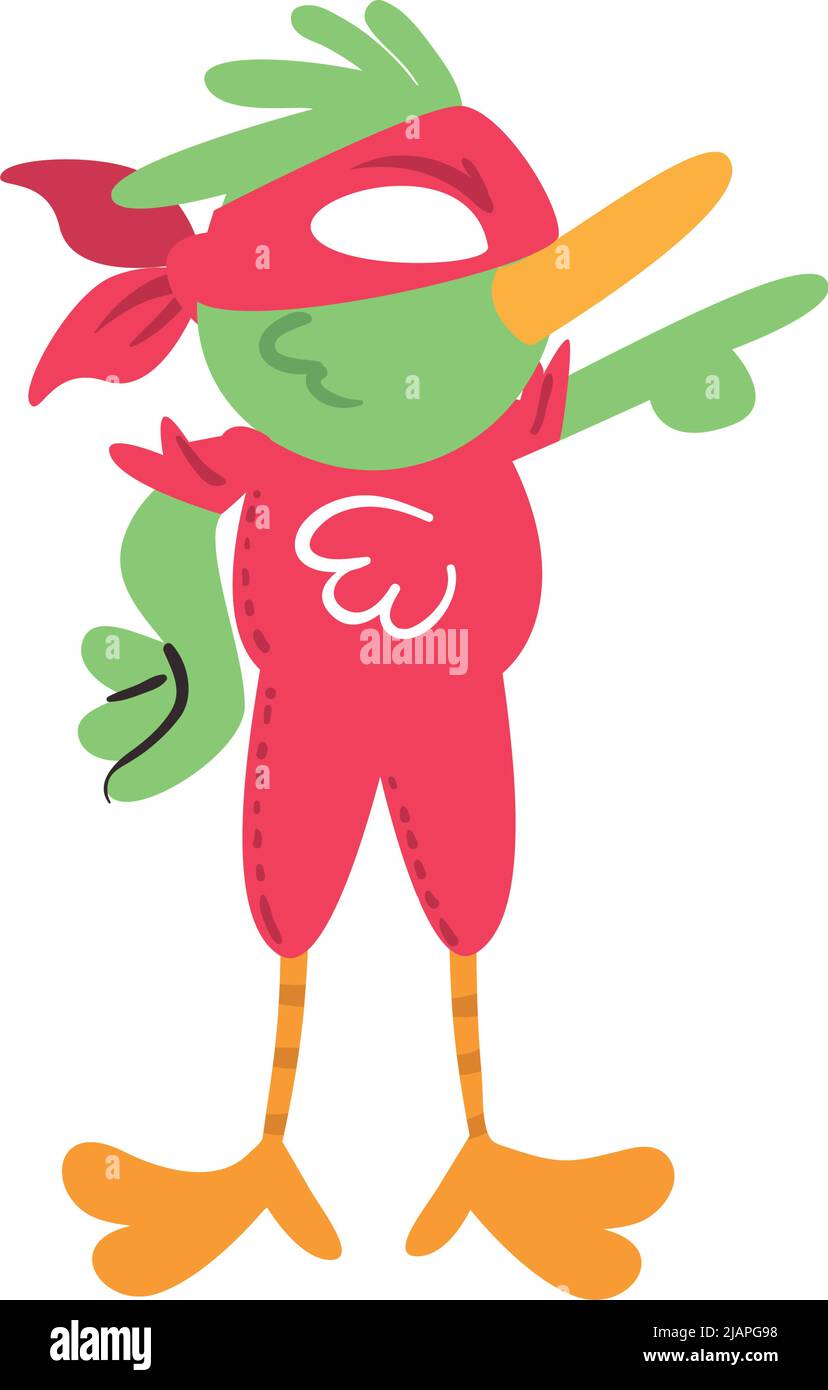 Dressed as bird Stock Vector Images - Alamy