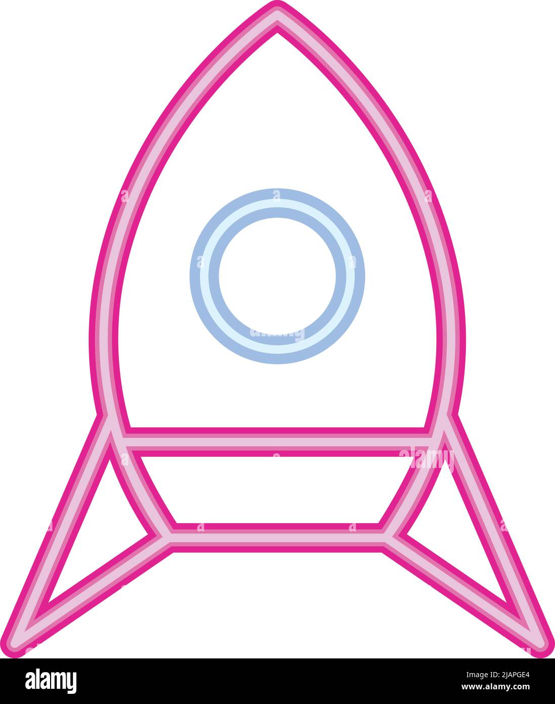 Luminous rocket Stock Vector Images - Alamy