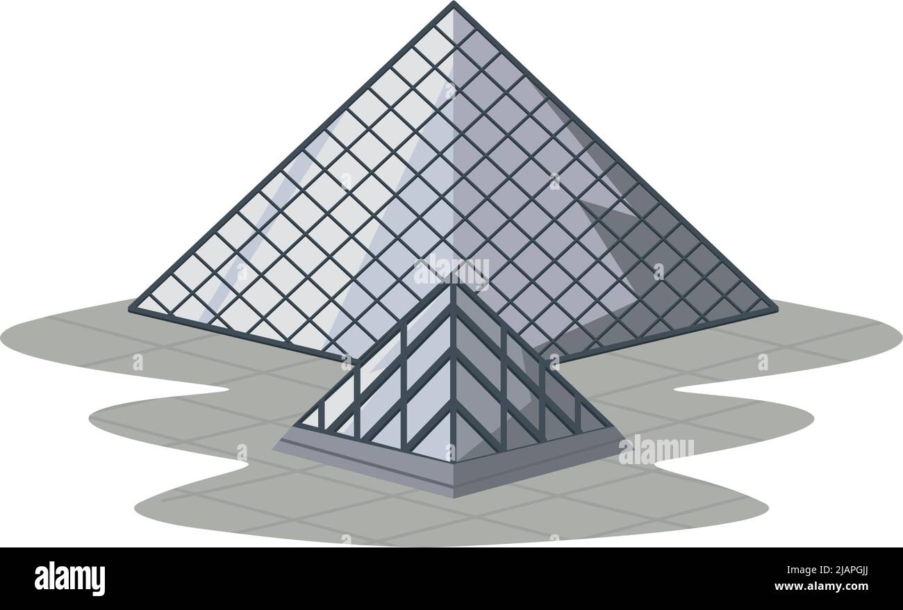 Louvre famous museum Cut Out Stock Images & Pictures - Alamy