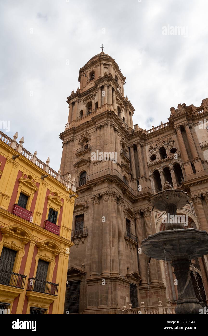 Malaga central city part hi-res stock photography and images - Alamy